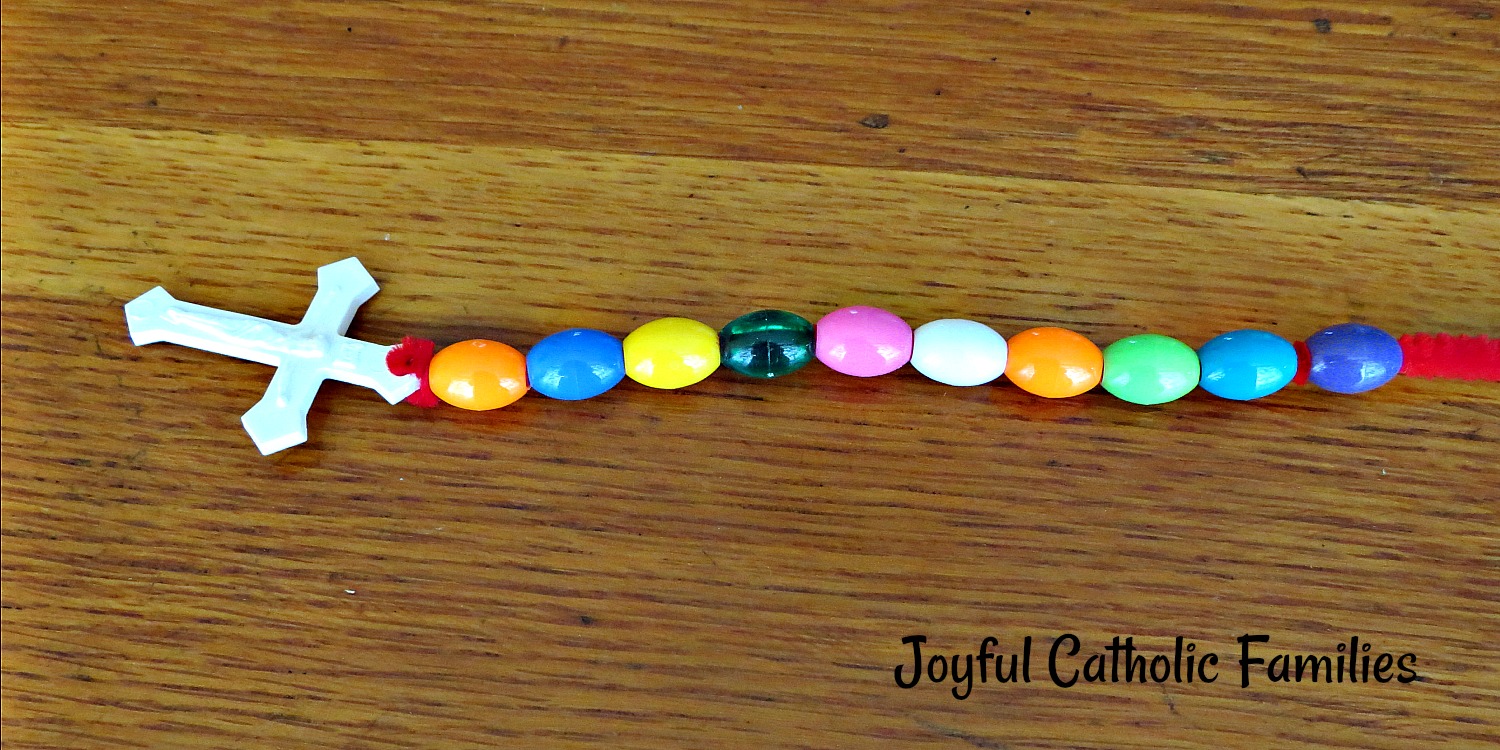 An Easy-to-Make Decade Rosary for Preschool Children