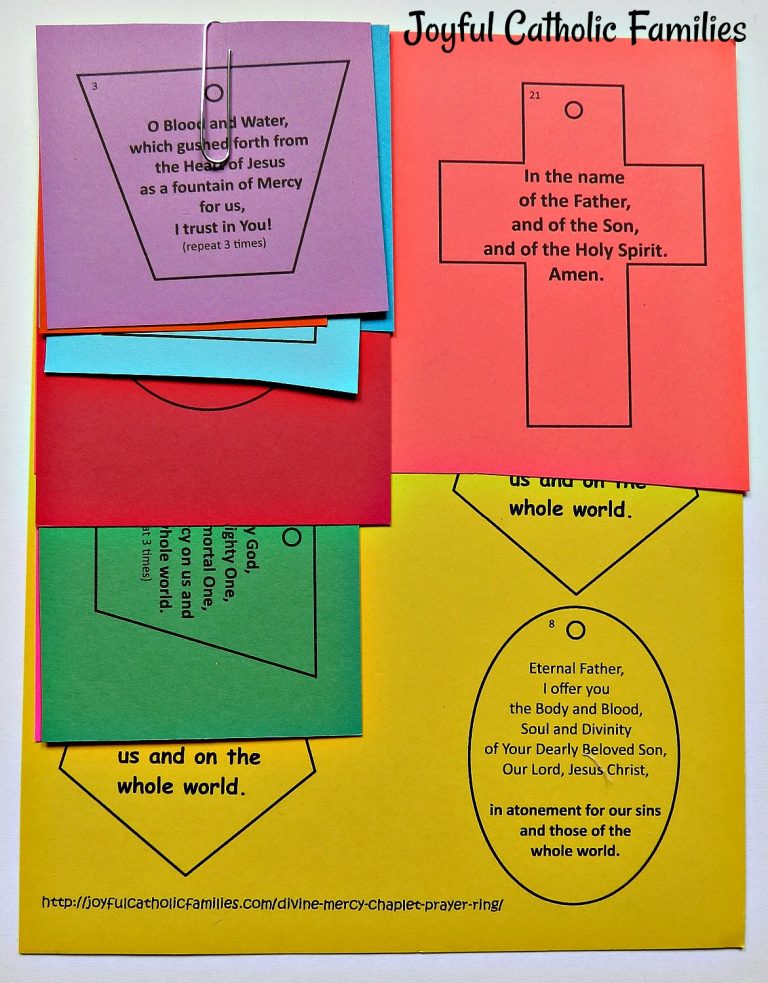 Divine Mercy Chaplet Prayer Ring: A Simple Way to Learn to Pray the Chaplet