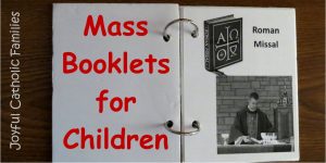 Catholic Mass Booklets for Young Children