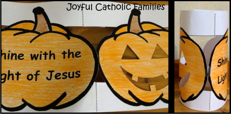 “Shine with the Light of Jesus” Jack-o-Lantern