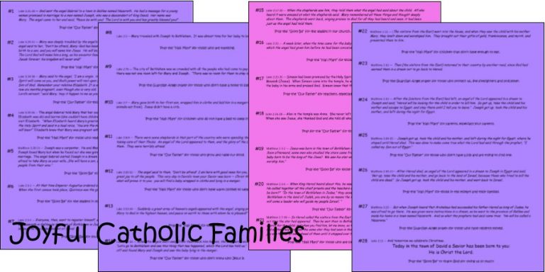 Nativity Story Advent Chain