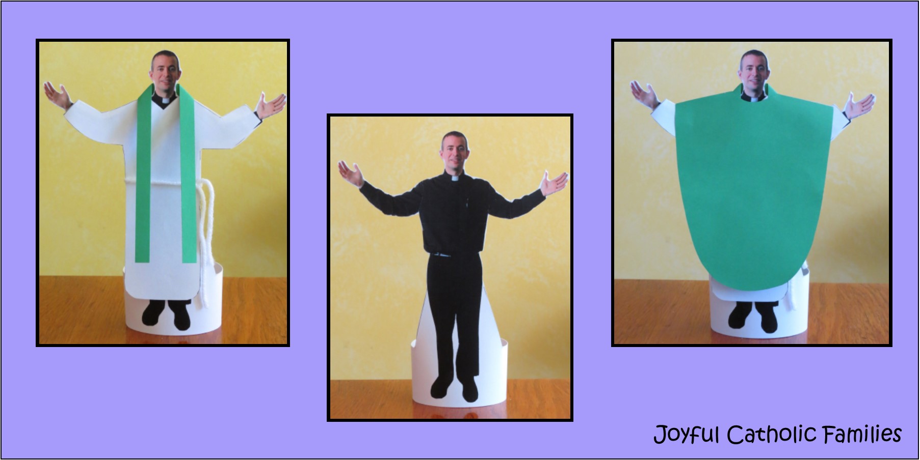 Priest Paper Doll and Vestments