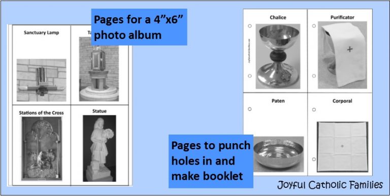 I Found it! Pictures and Names of Objects Found in a Catholic Church