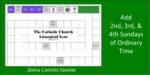 Liturgical Year “Puzzle”