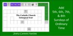 Liturgical Year “Puzzle”